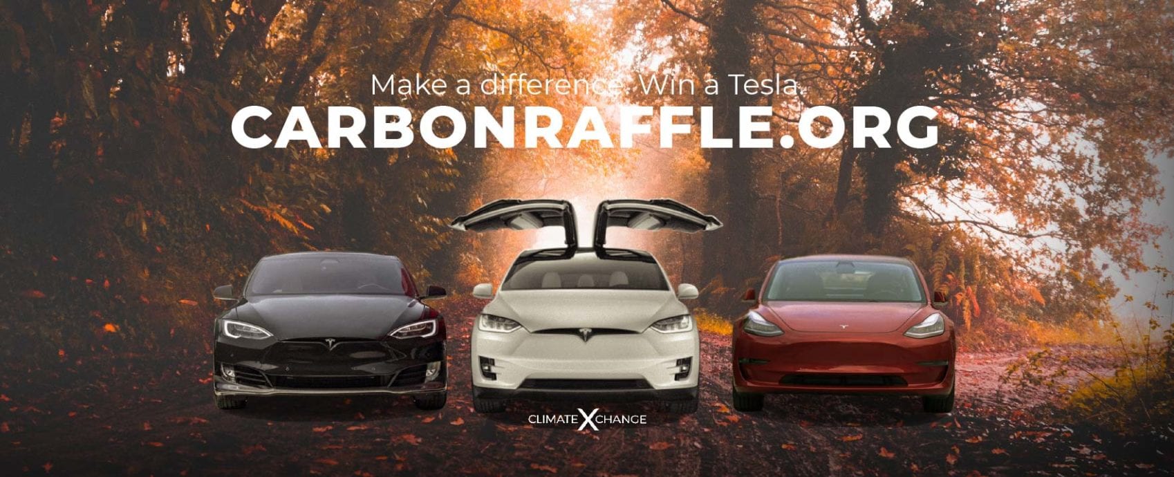 Autumnal Teslas Website Banner - Climate-XChange
